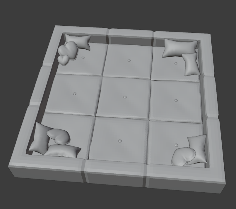 Cozy Conversation Pit / Cuddle Pit - Smol Bean Creations - BOOTH