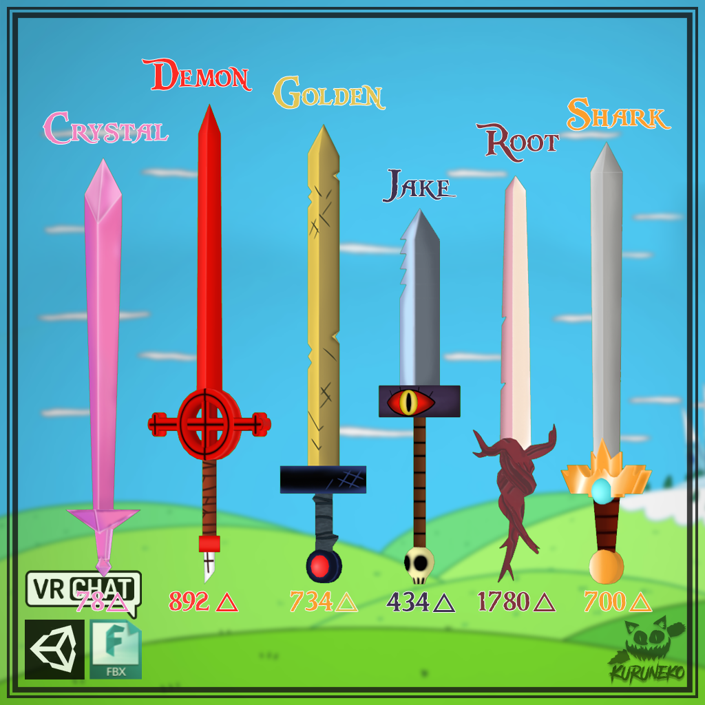 アドベンチャータイムの剣 -Adventure Time Swords- - kuruneko - BOOTH