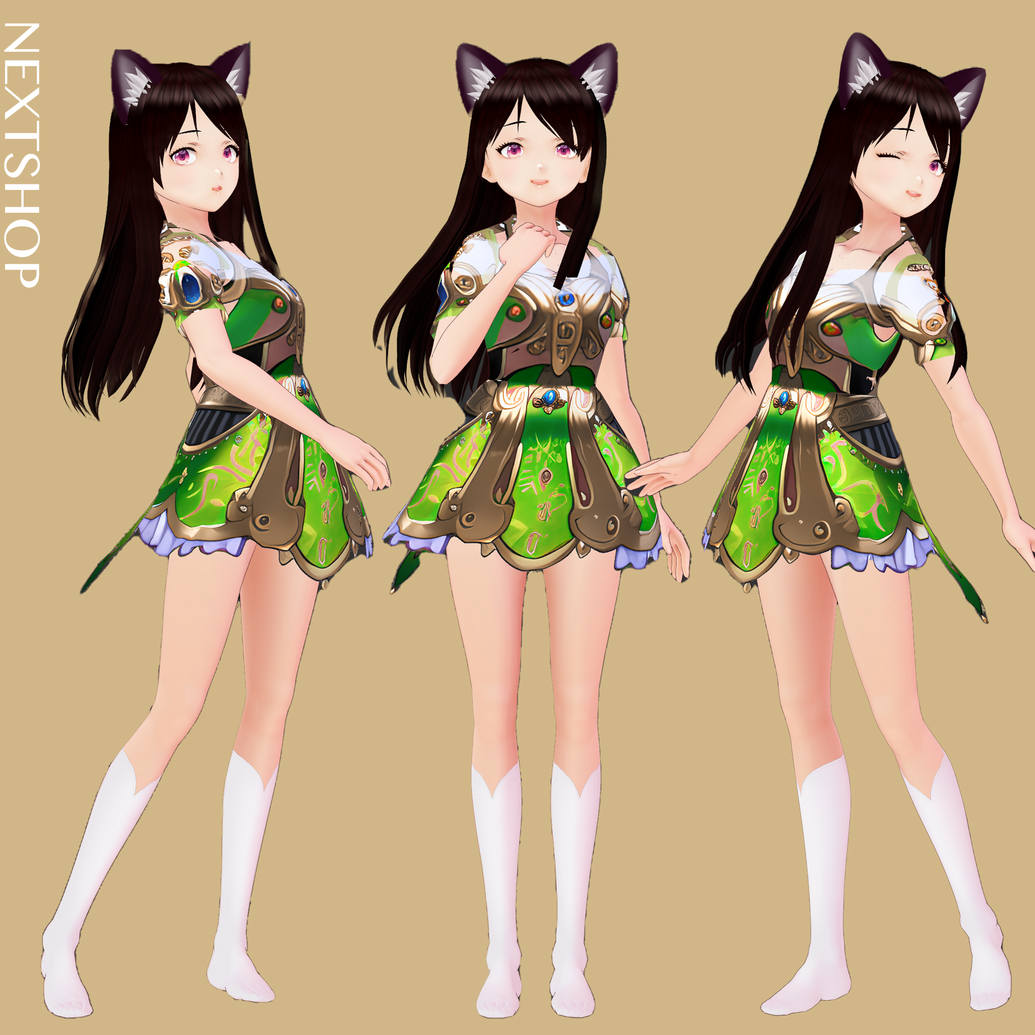 【VRoid】Knight Costume - NextShop - BOOTH