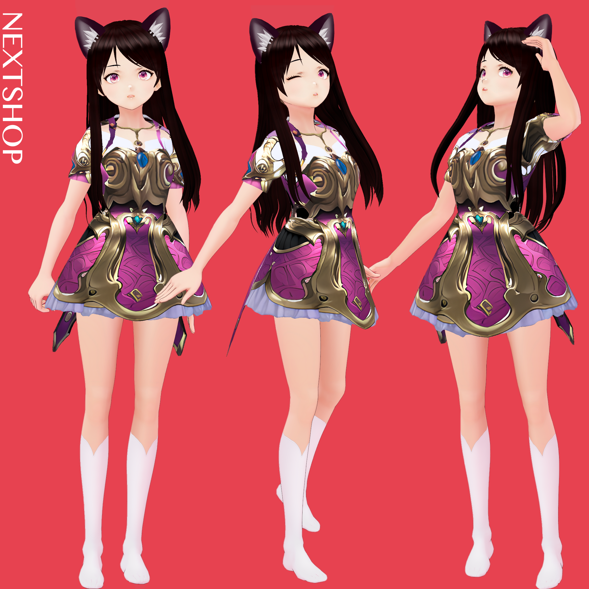 【VRoid】Knight Costume - NextShop - BOOTH