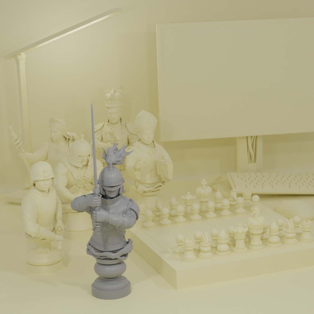 【STLデータ】Chess Knight - Modeling Studio - BOOTH