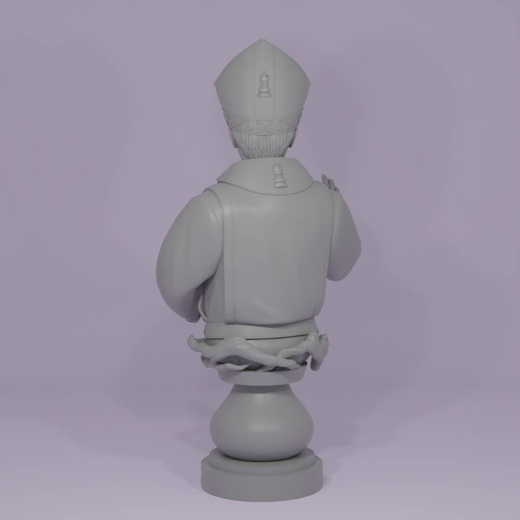 【STLデータ】Chess Bishop - Modeling Studio - BOOTH