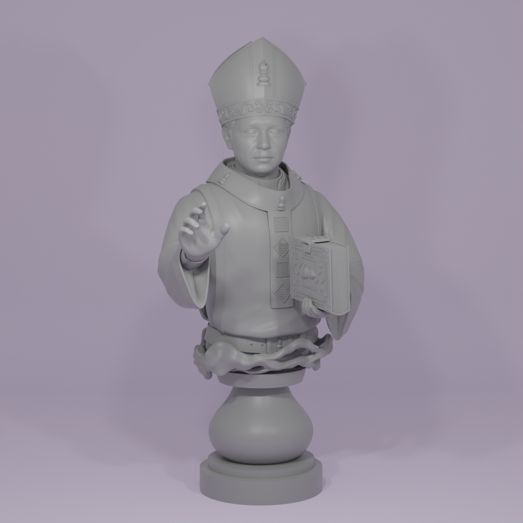 【STLデータ】Chess Bishop - Modeling Studio - BOOTH