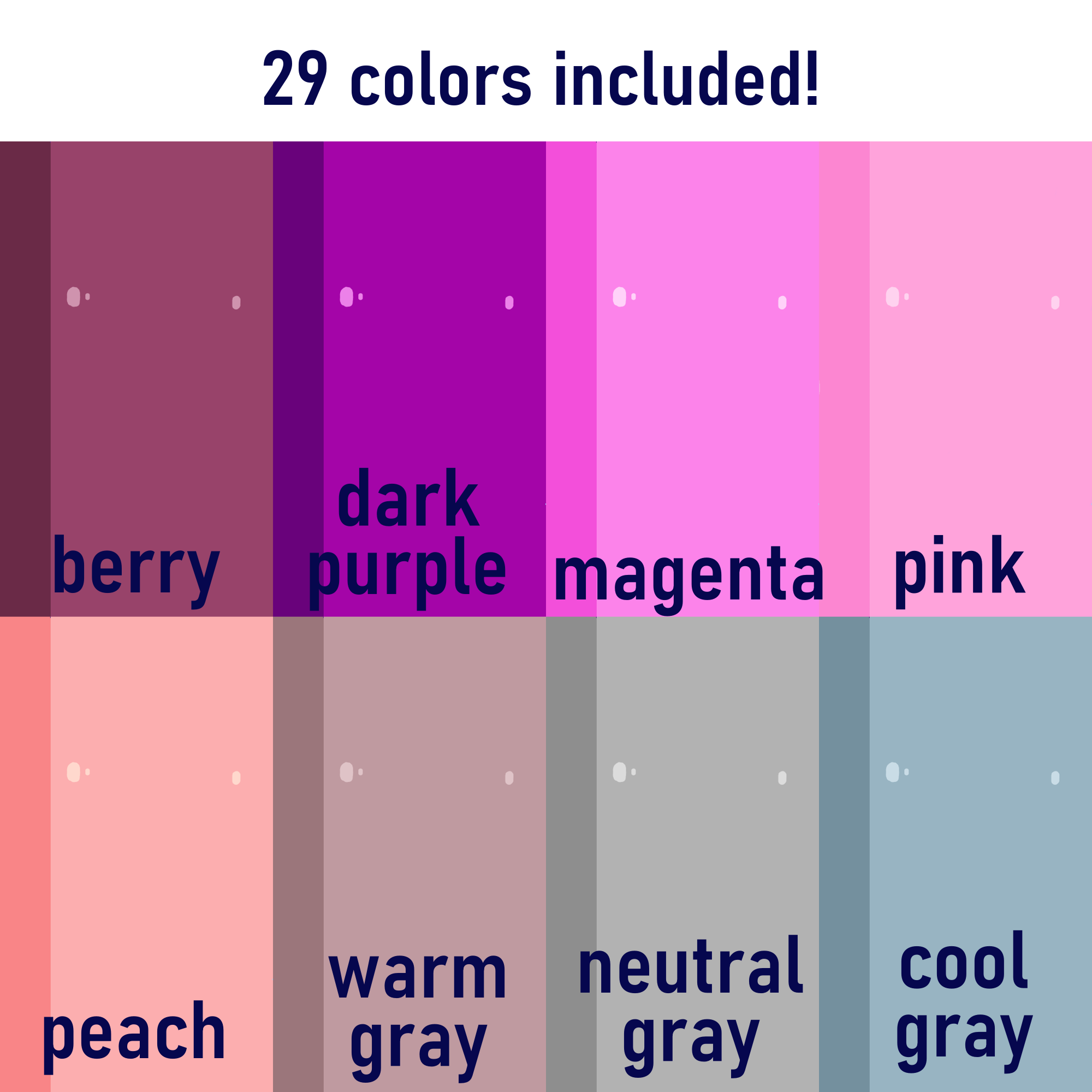 FREE Cel Shaded Hair Texture Pack (29 Colors) [VRoid Stable Version ...