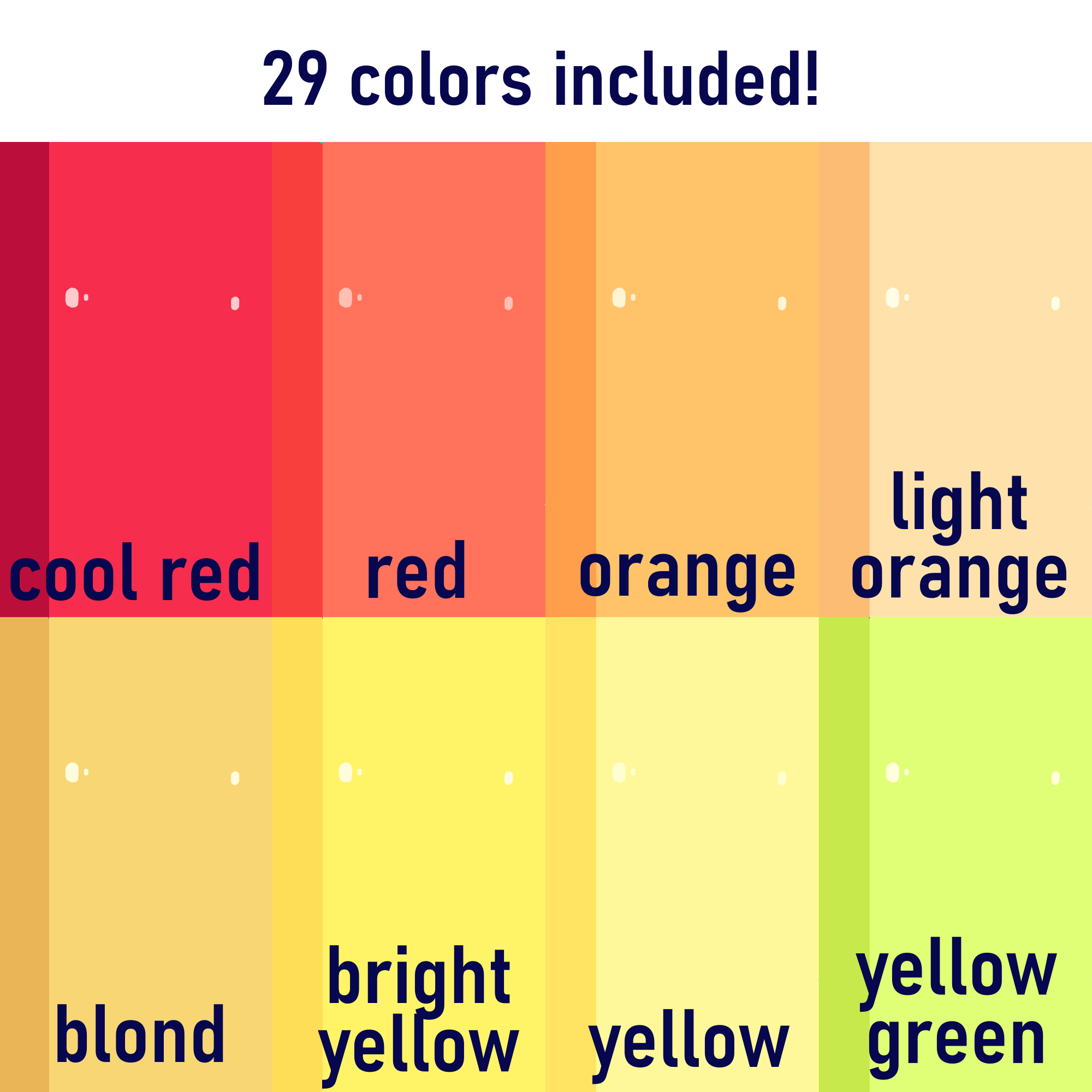 FREE Cel Shaded Hair Texture Pack (29 Colors) [VRoid Stable Version ...