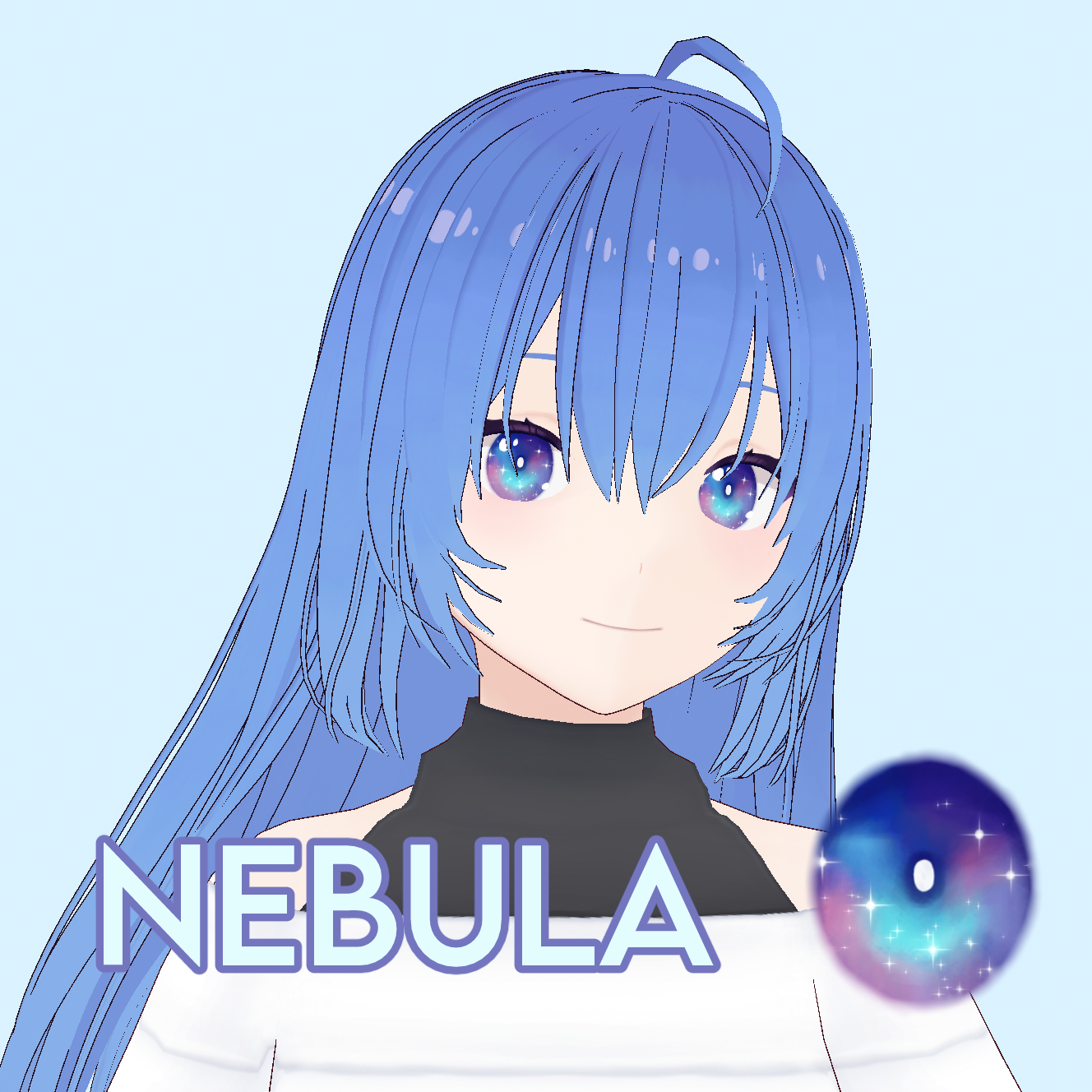 [VRoid Studio] FREE "Seeing Stars" Galaxy Eye Texture Set - pixellangel ...