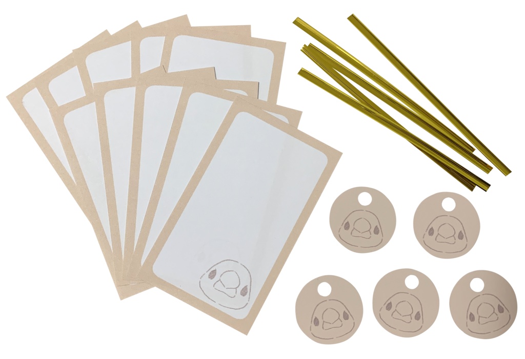 メモ&タグセット「ナチュラル」 - VSMD-Shop - BOOTH