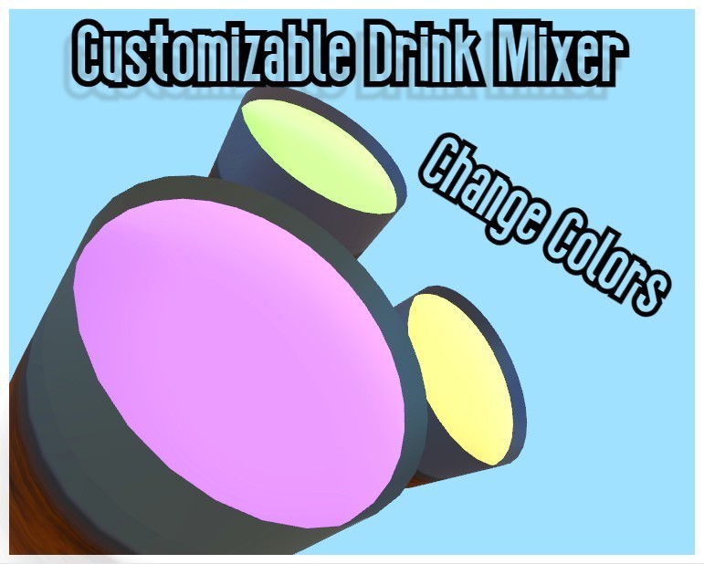 Customizable Mixed Drink Shaker - thebigsoup - BOOTH