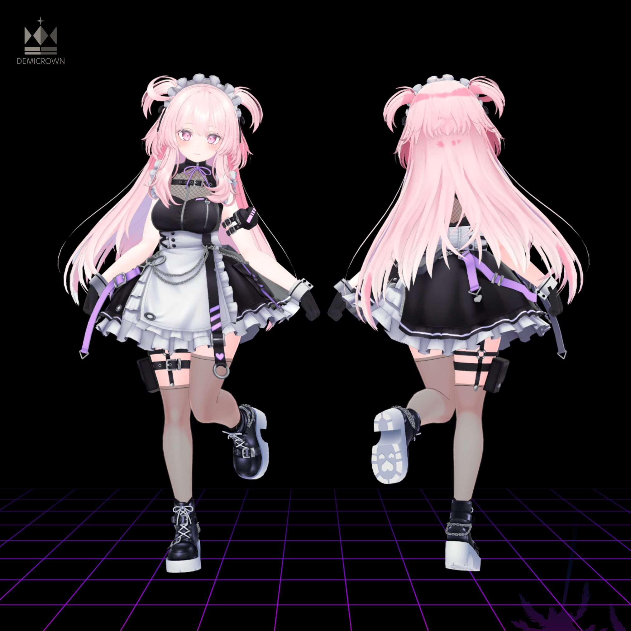 【セレスティア対応】CYBER MAID【VRChat】 - Demicrown - BOOTH