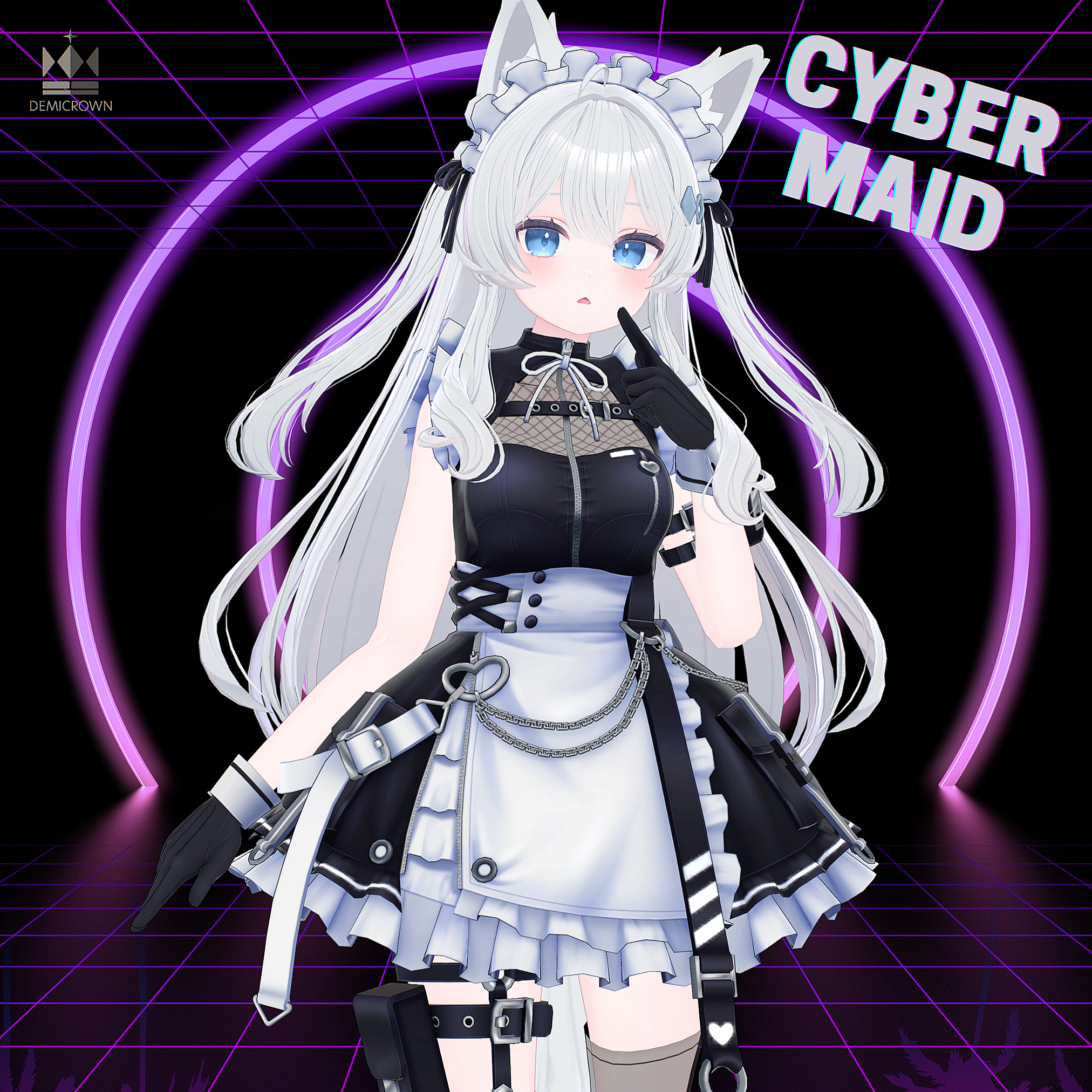 【ライム対応】CYBER MAID【VRChat】 - Demicrown - BOOTH