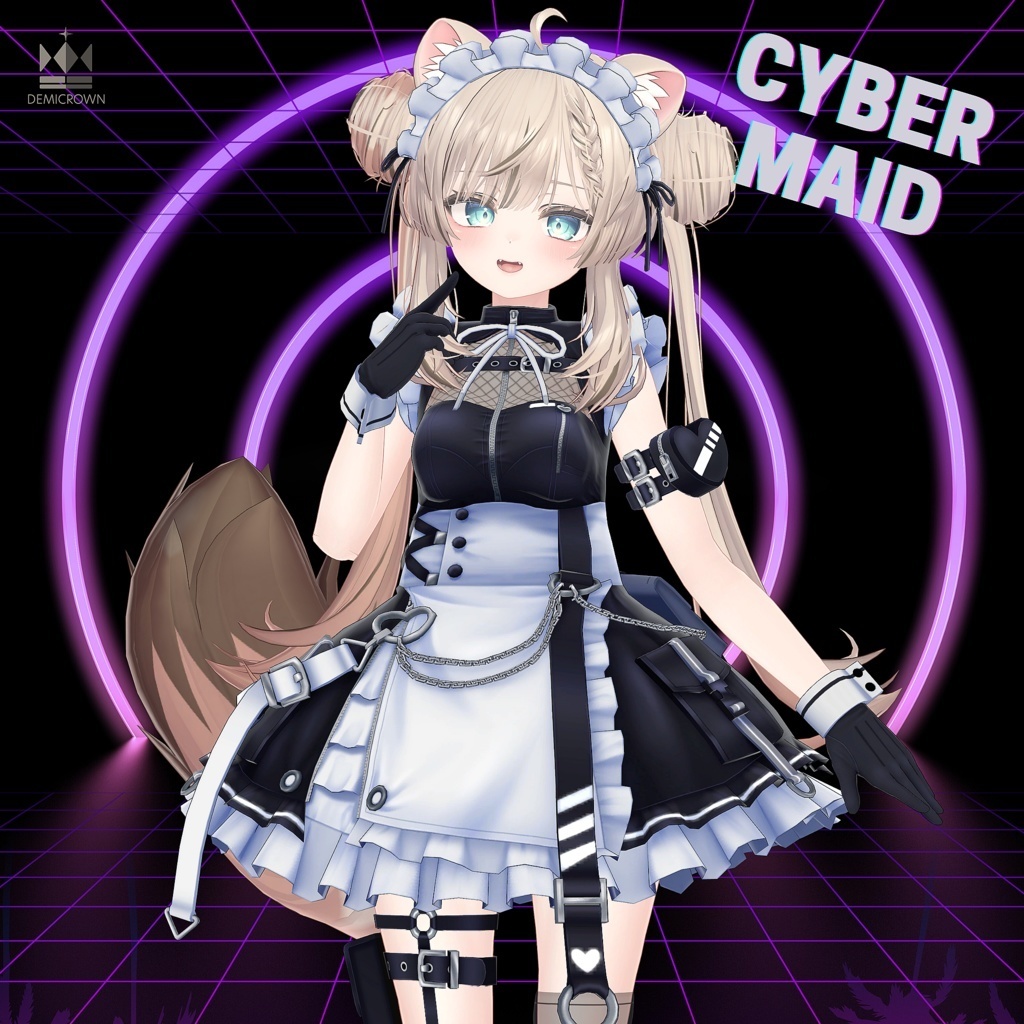 【マヌカ対応】CYBER MAID【VRChat】 - Demicrown - BOOTH
