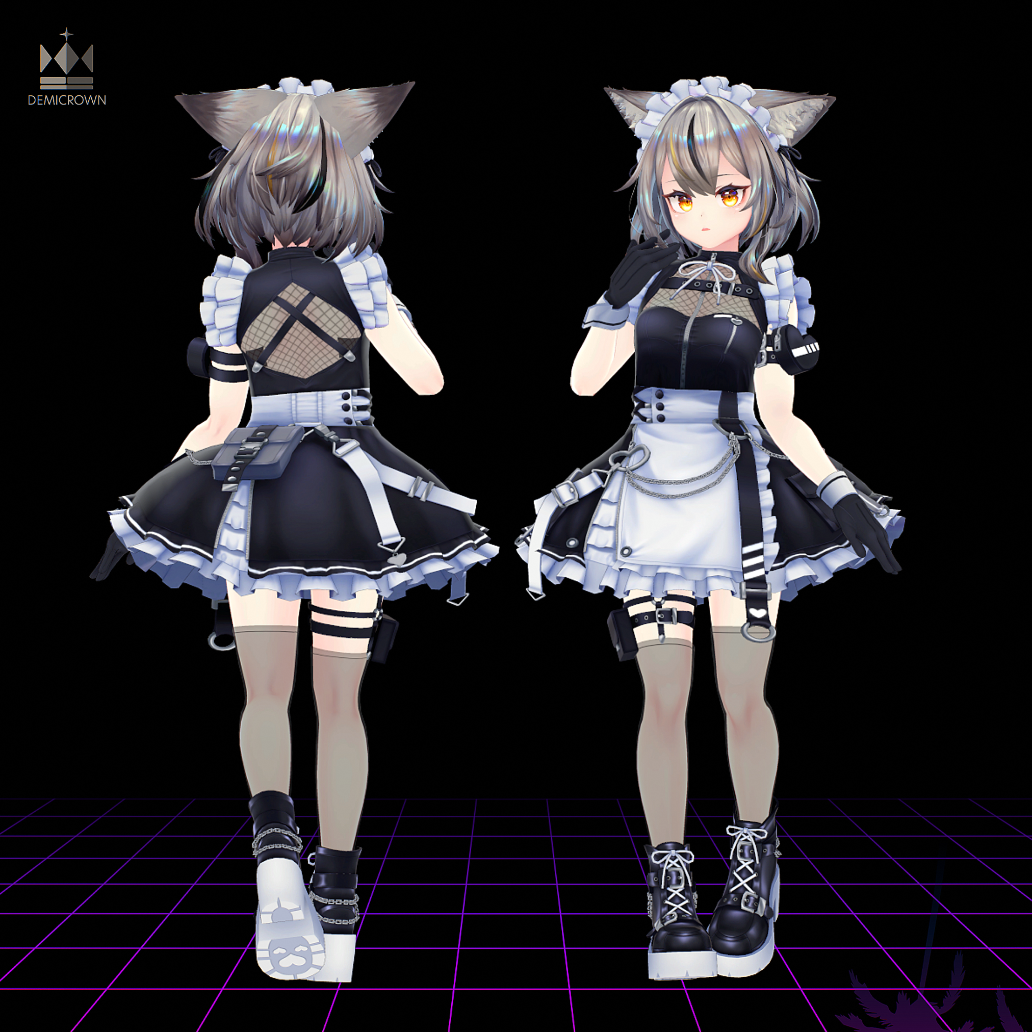 【ミュリシア対応】CYBER MAID【VRChat】 - Demicrown - BOOTH