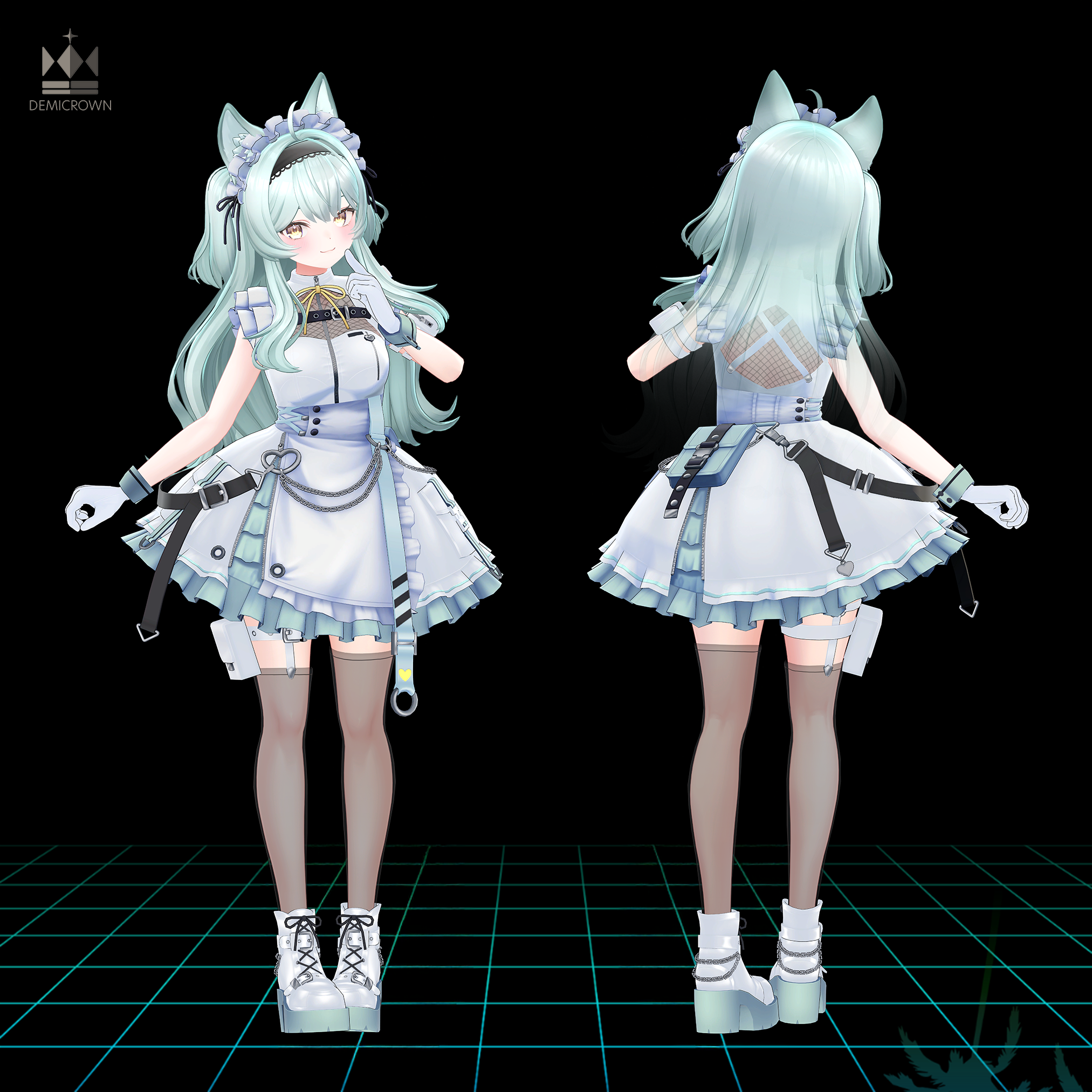 【ギズモ対応】CYBER MAID【VRChat】 - Demicrown - BOOTH