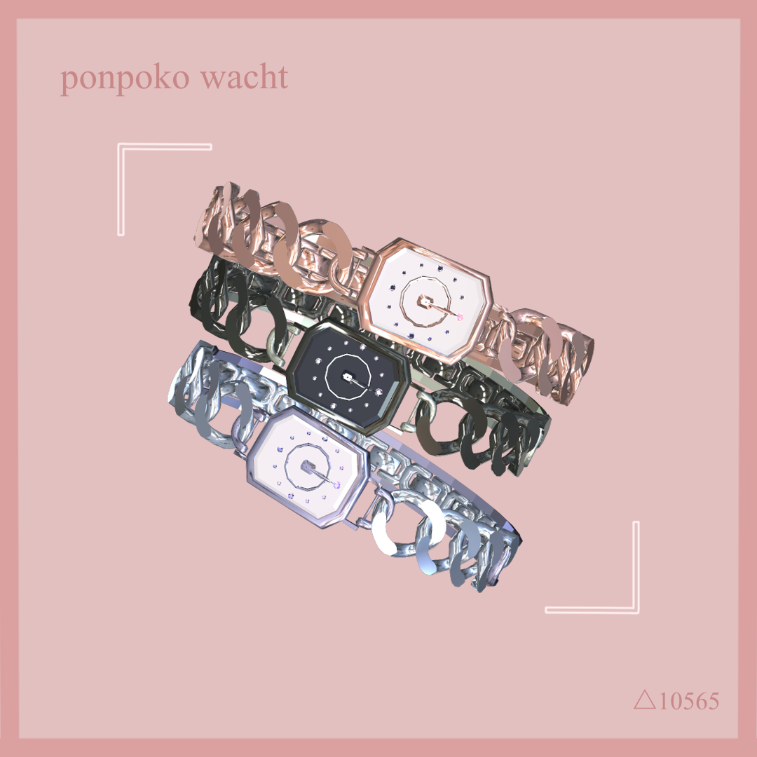 秒針アニメーション付きPon☆Poko watch - milkyHack - BOOTH