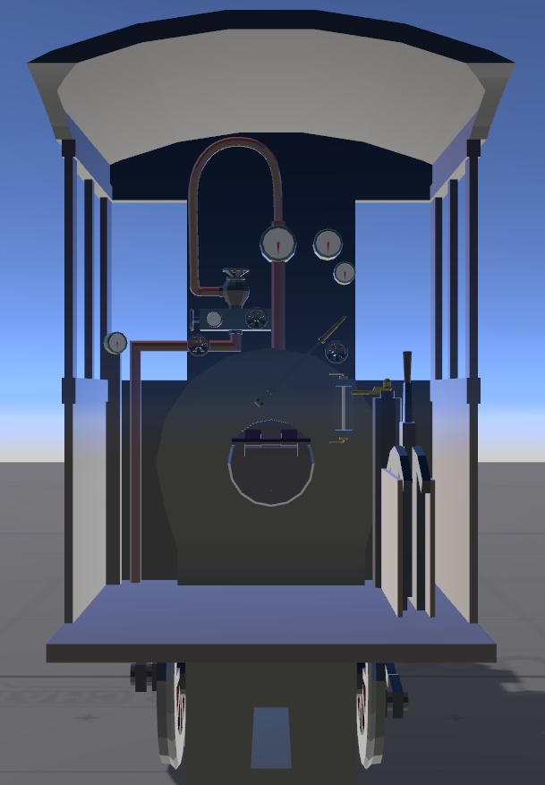 Transcontinental Lightning Locomotive - ATOM MODELS - BOOTH
