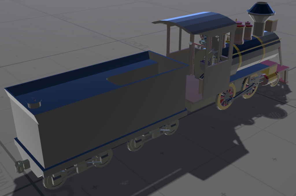 Transcontinental Lightning Locomotive - ATOM MODELS - BOOTH