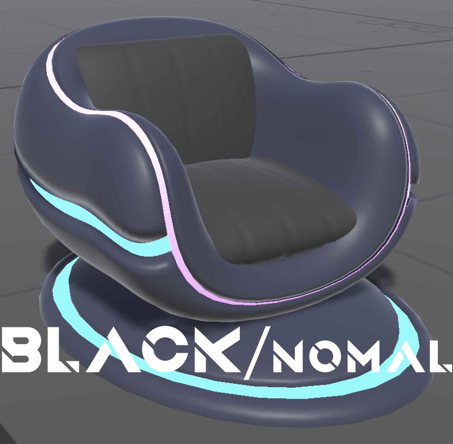 【VRChat向け】NEON CHAIR（3Dモデル） - たっち工房 - BOOTH