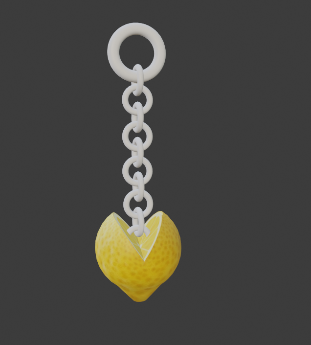 Lemon on the chain with the v-cut - rinboy - BOOTH