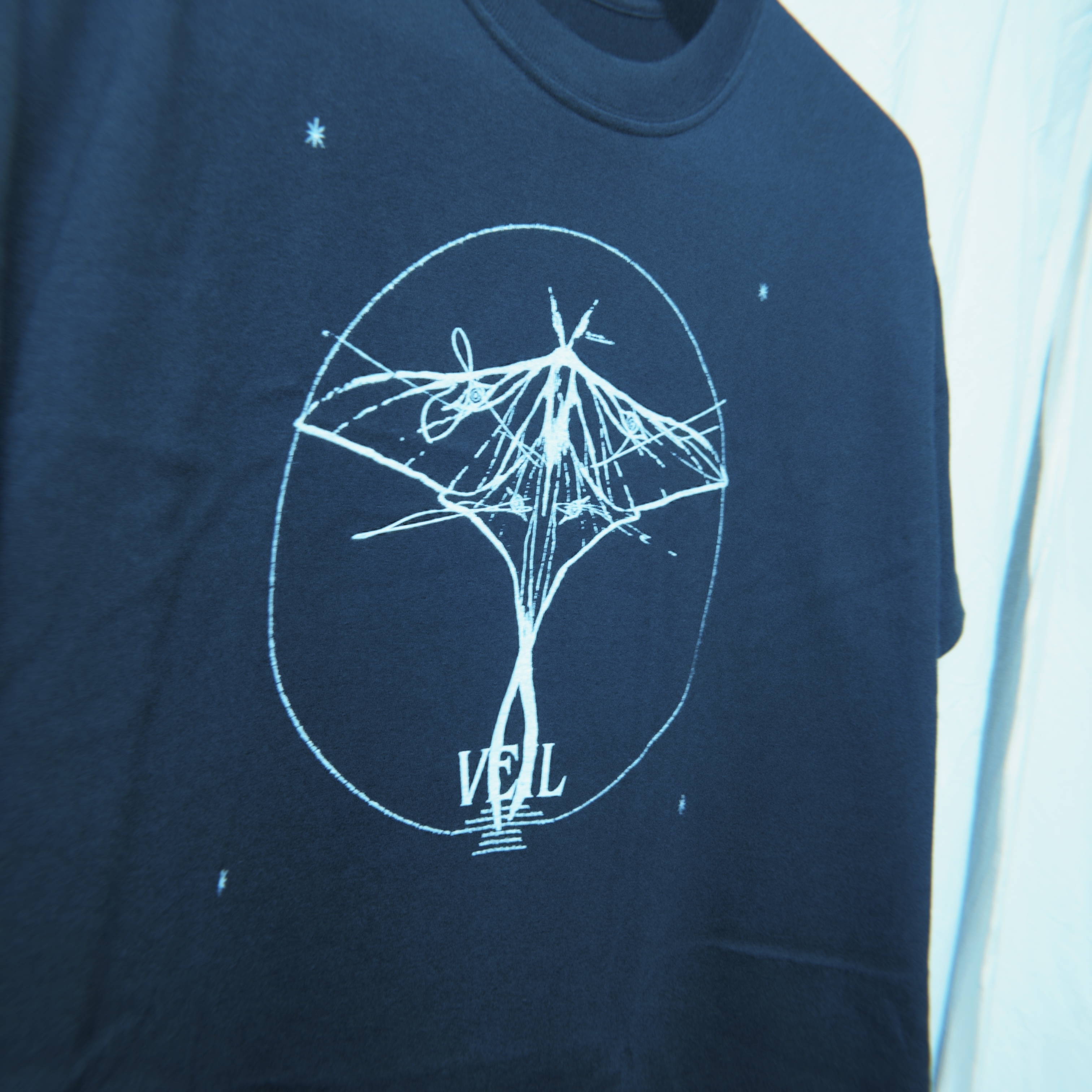 VEIL SILK SCREEN PRINT T SHIRTS L - SDN(BOOTH) - BOOTH