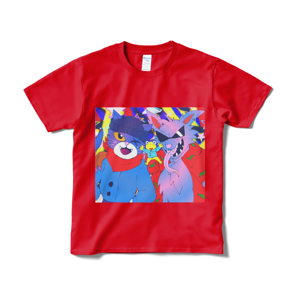 エバフ2 😺🐭🐸三人組 Tシャツ2 - Alec Everhood shop - BOOTH