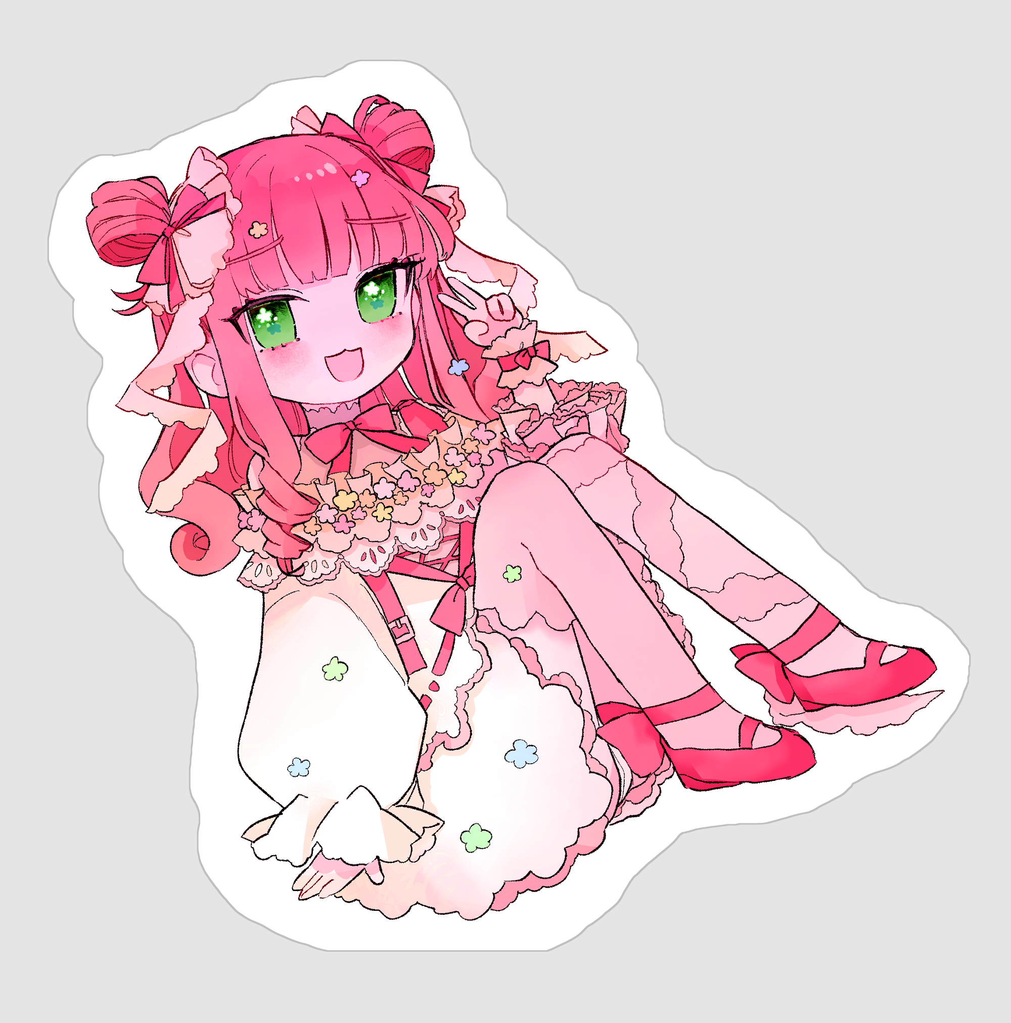 オーロラアクキー 約50×75mm - Koyori - BOOTH