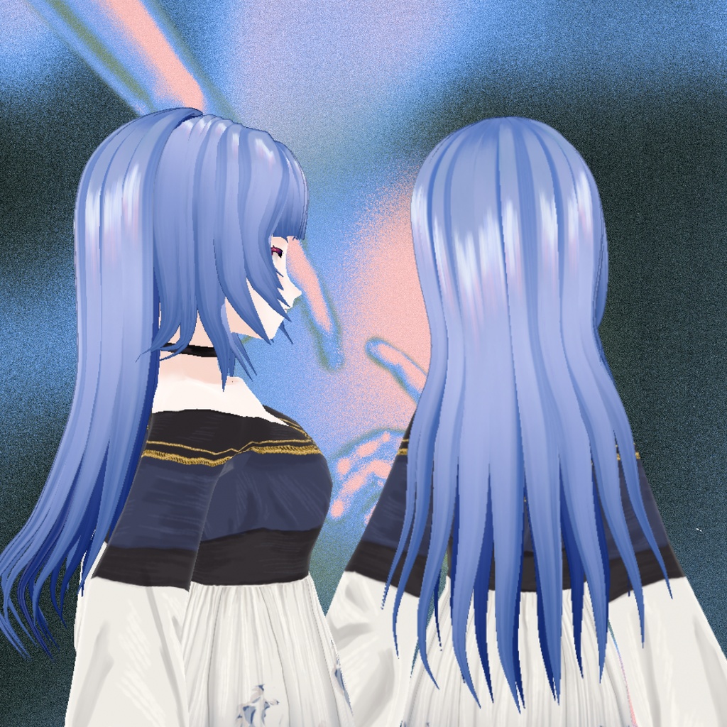 【Vroid】Blue Symphony Hair - meycia - BOOTH