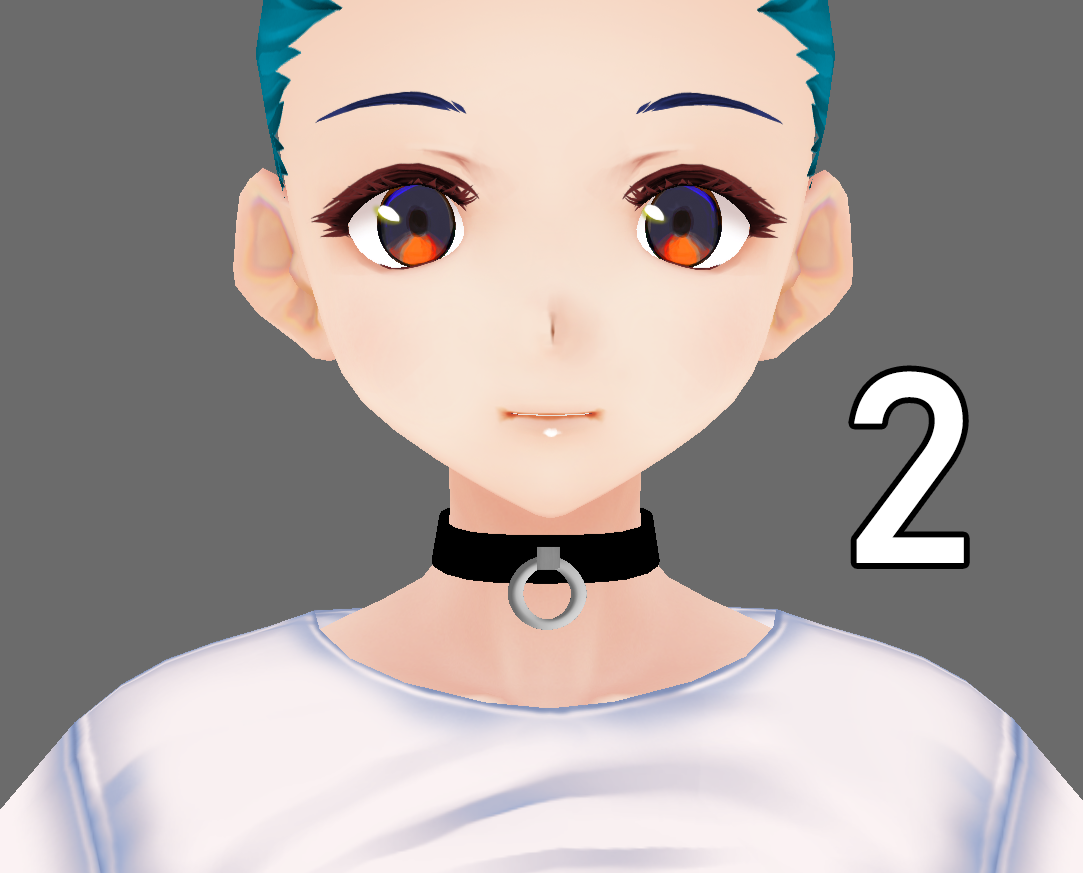[VRoid] Choker - hair preset - fuuririn - BOOTH