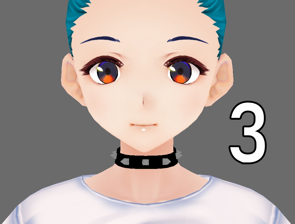 [VRoid] Choker - hair preset - fuuririn - BOOTH