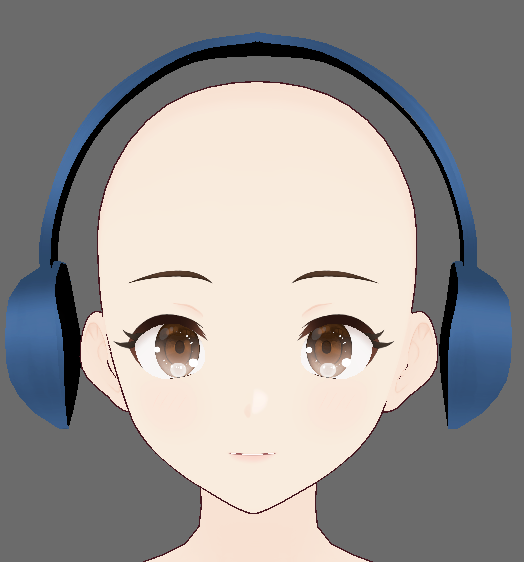 [VRoid 1.0] Headphones - hair preset - ririn - BOOTH