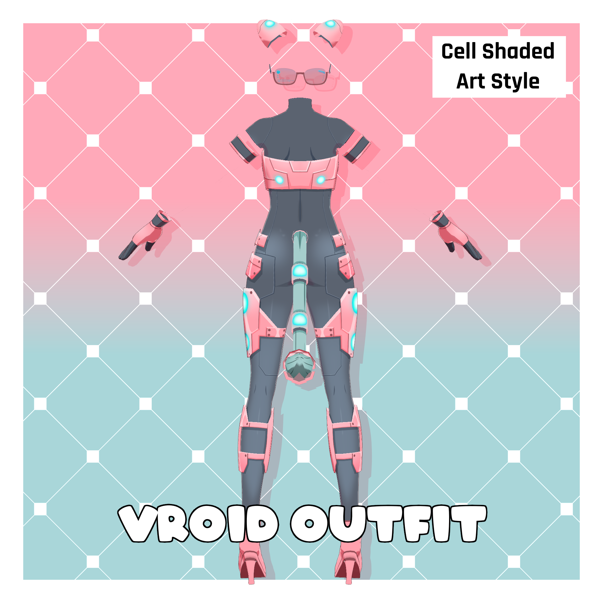 モモコメカ衣装 – オリジナルデザイン【VRoid】 (Momoko Mech Outfit – Original Design ...