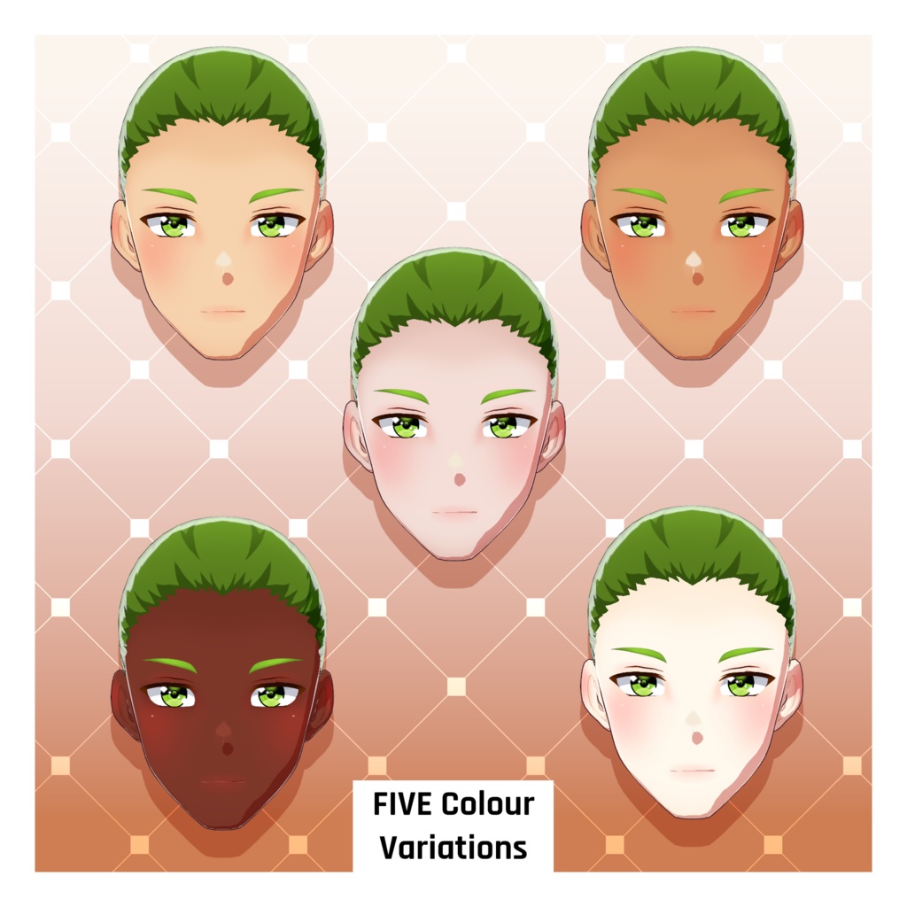 Anime Base - Man - Muscular [VRoid Preset/プリセット] - Realm of the Fish ...