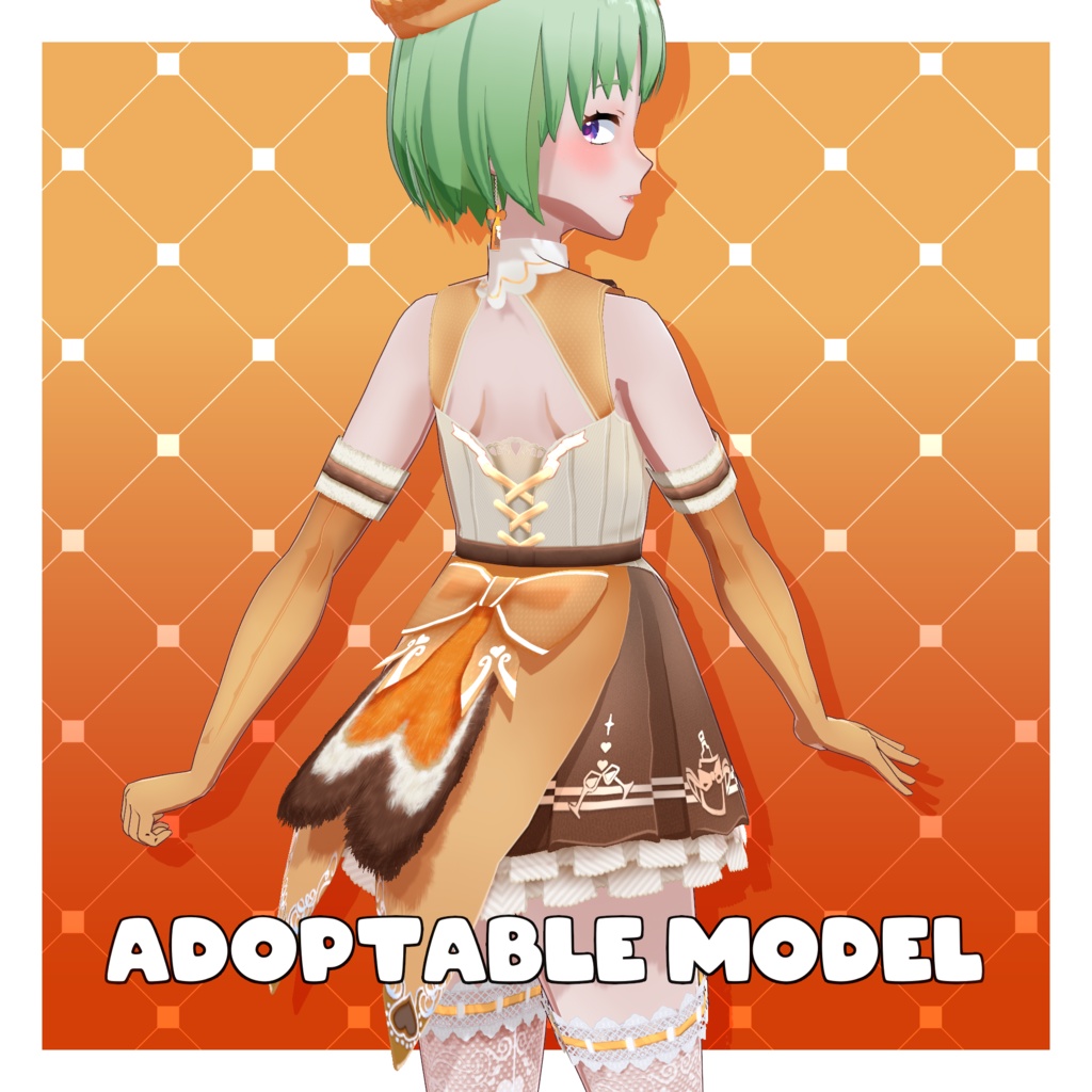 Character - Nikki [VRM + ARKit Adoptable Model] - [VRM Adoptable/採用可能] - Realm of the Fish - BOOTH