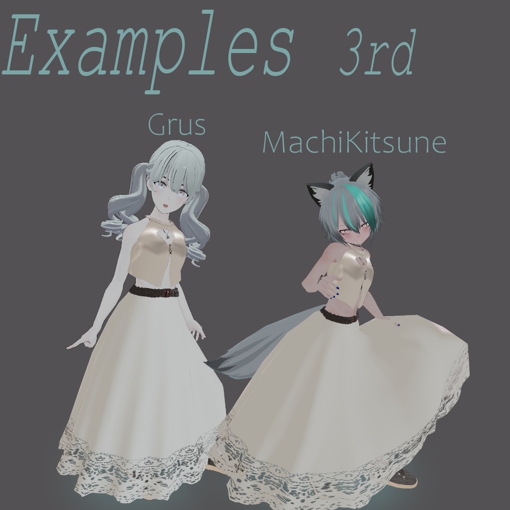 Long Dress [Galanthus] | 11アバター対応 | - Chel C Lab - BOOTH