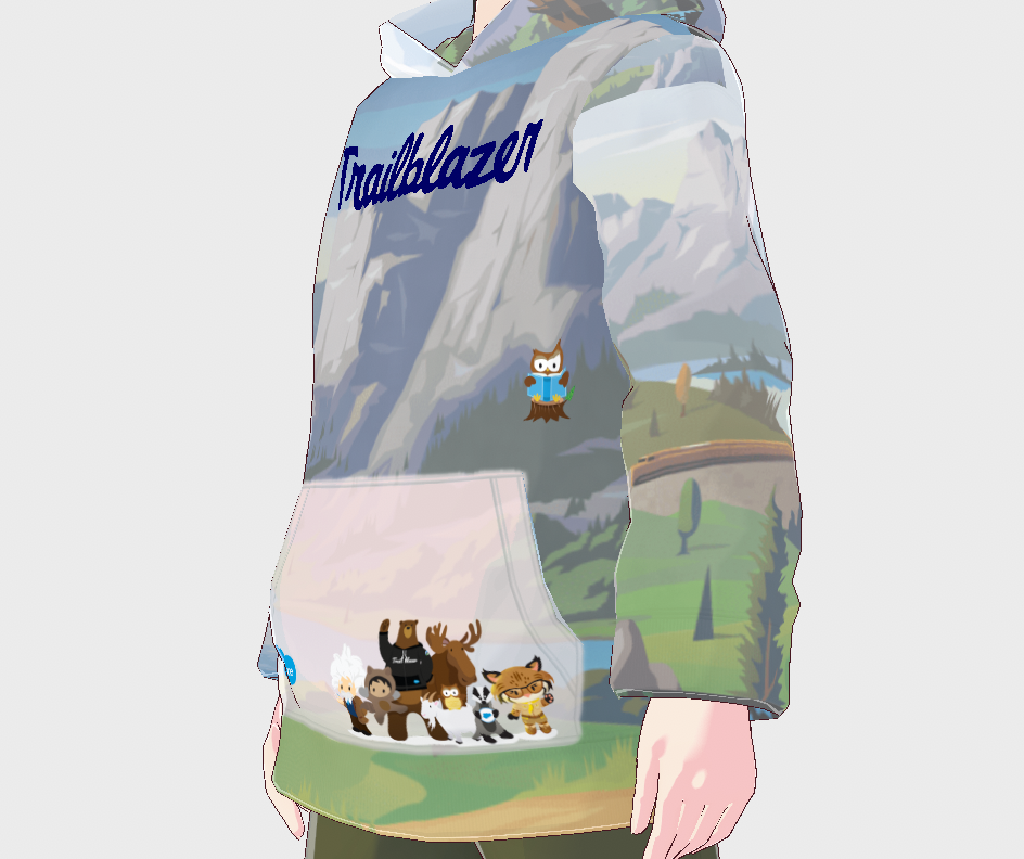 FREE Vroid Salesforce Trailblazer Hoodie - Aurelia Boutique - BOOTH