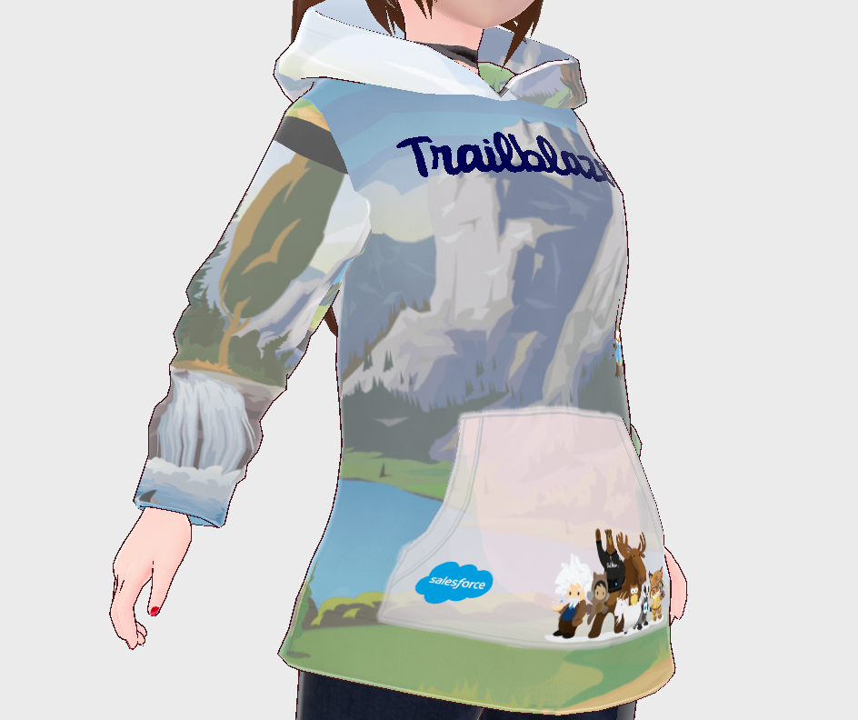 FREE Vroid Salesforce Trailblazer Hoodie - Aurelia Boutique - BOOTH