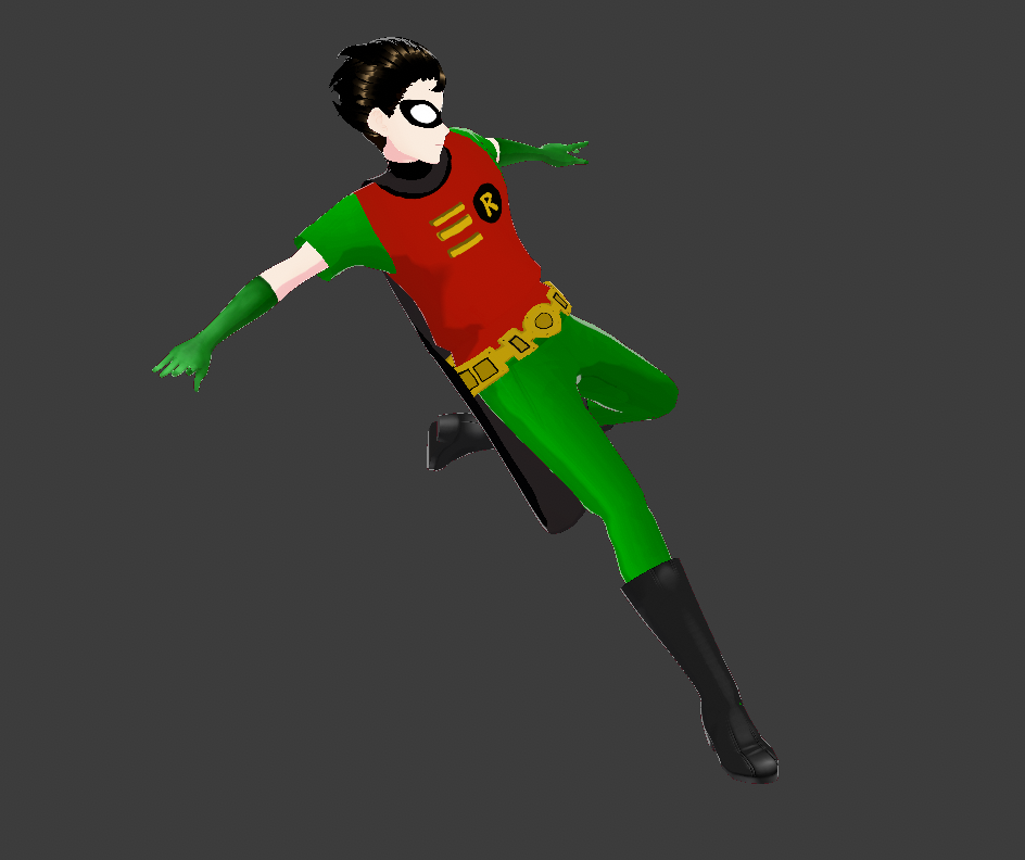 FREE Teen Titans, Full Robin Outfit w/Hair - Aurelia Boutique - BOOTH