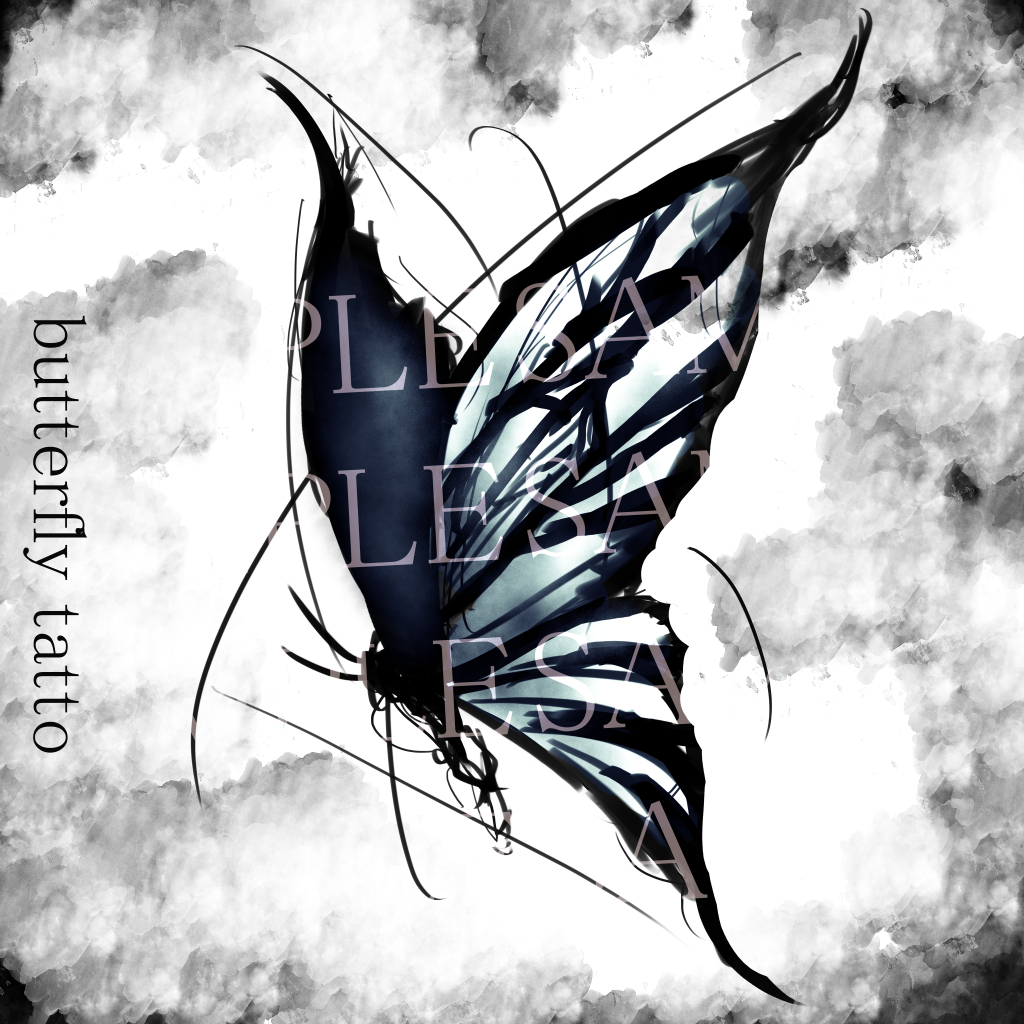 butterfly_tattoo - Ashen One - BOOTH