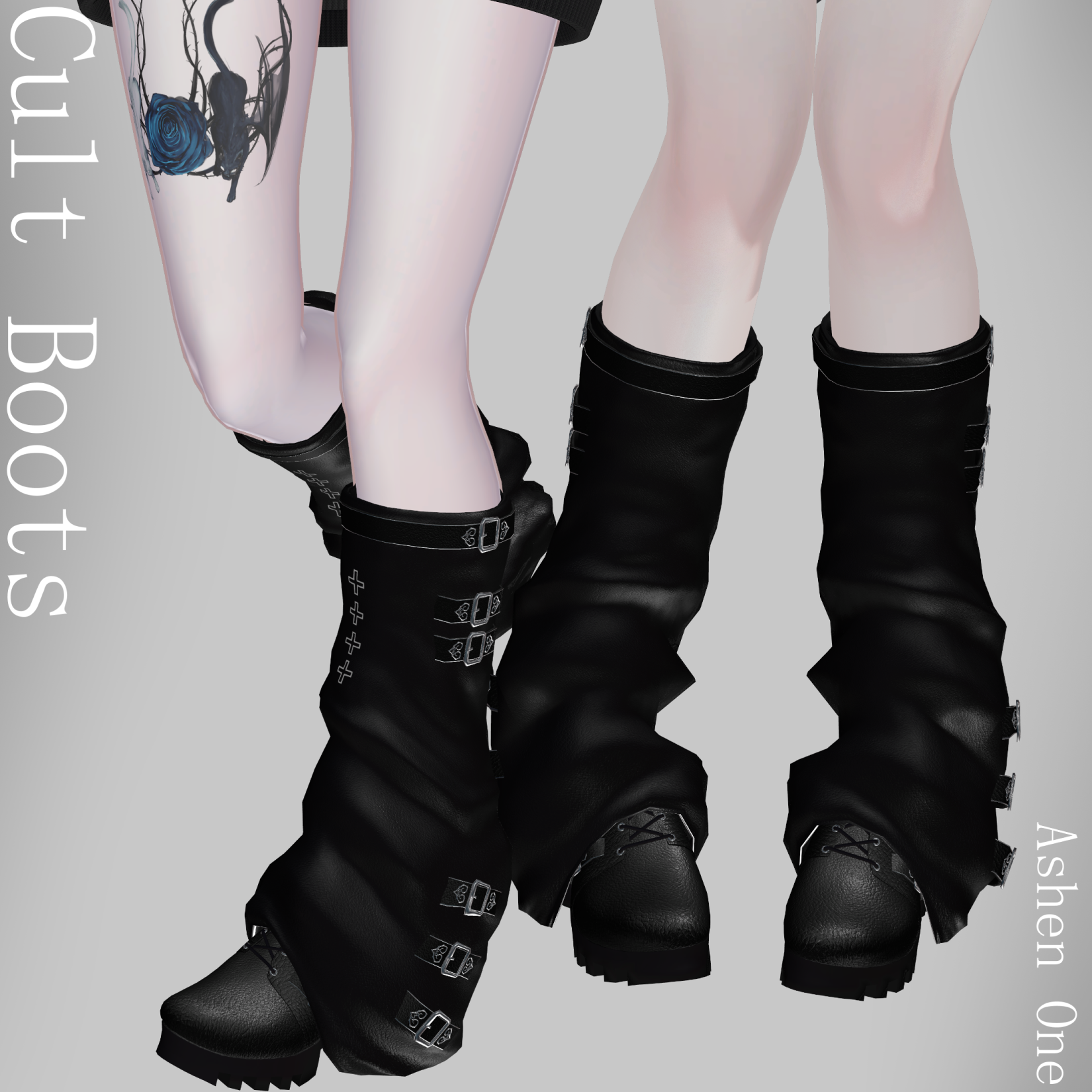 【Ashenone】CULT Boots【VRChat】 - Ashen One - BOOTH