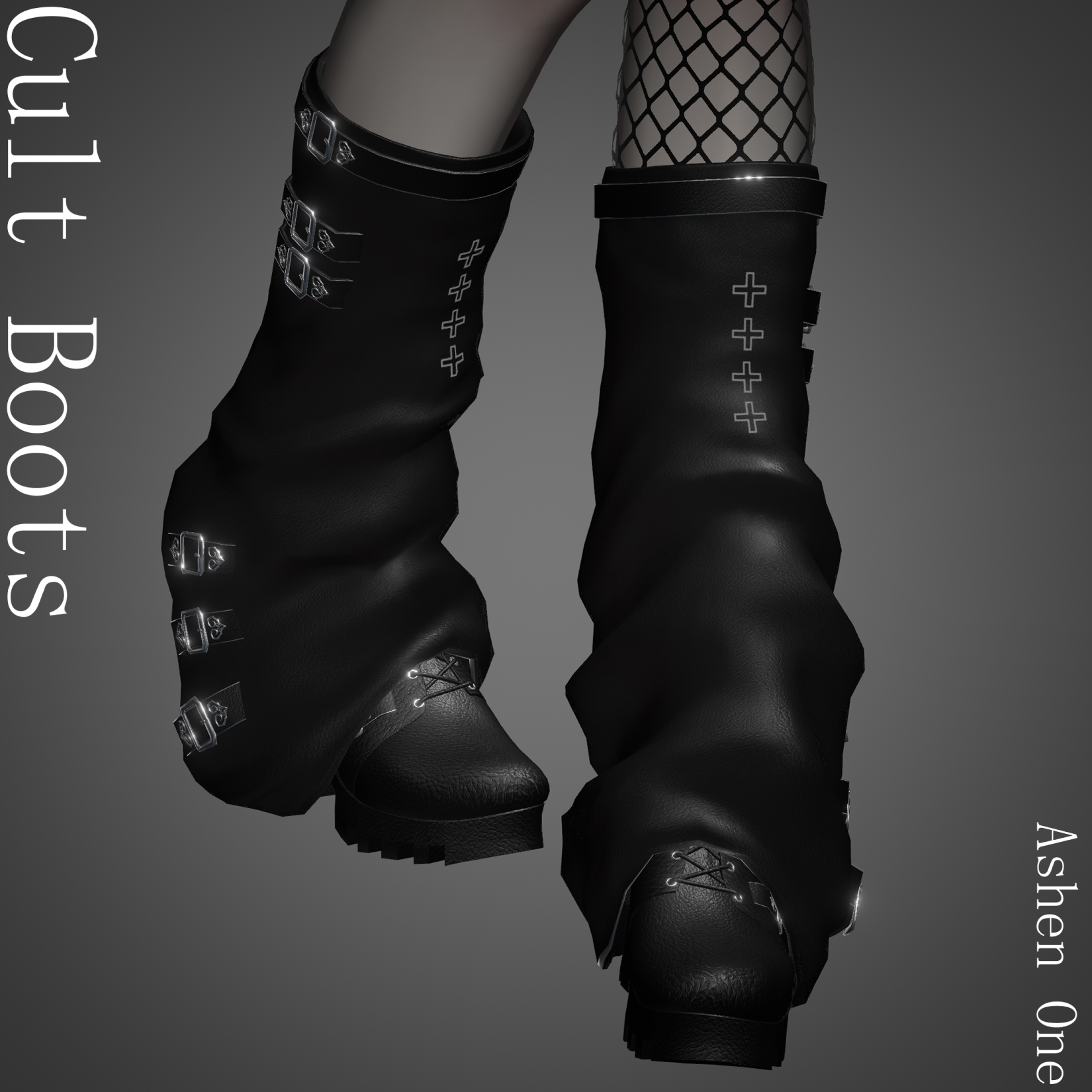 【Ashenone】CULT Boots【VRChat】 - Ashen One - BOOTH