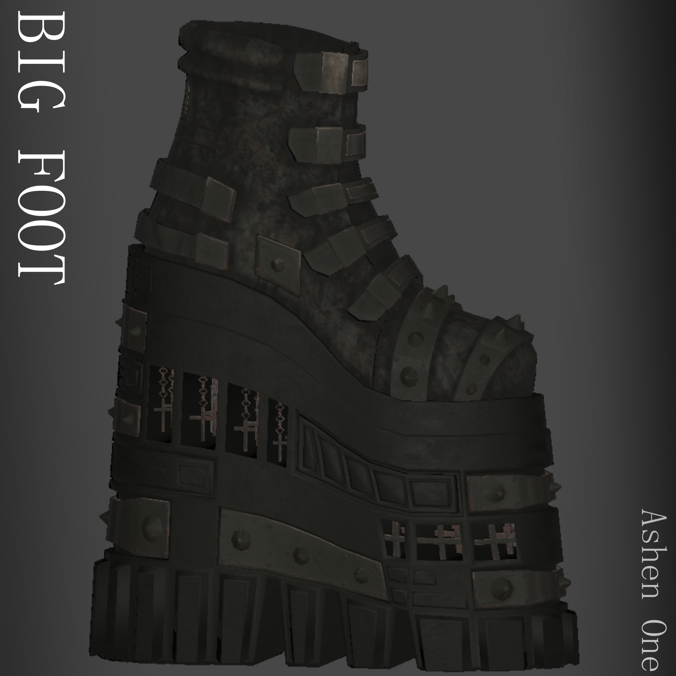 【#Ashenclothes】BIG Foot【VRChat】 - Ashen One - BOOTH