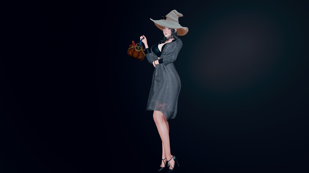 Karlene Halloween Witch (Honey Select 2/HS2/AI Character Card ...