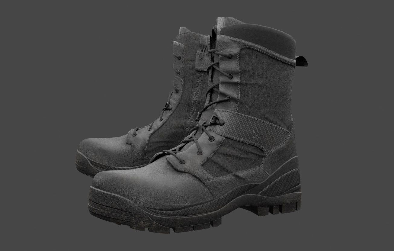 Tactical Boots | タクティカル・ブーツ VRChat / 3D - mori-unofficial - BOOTH