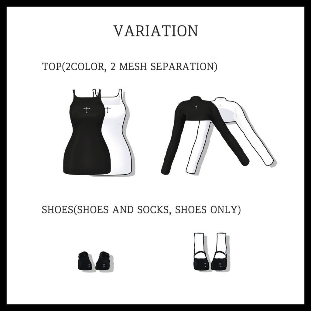 【VRC】 Daily Gothic [舞夜専用/Maya] - Ganger - BOOTH