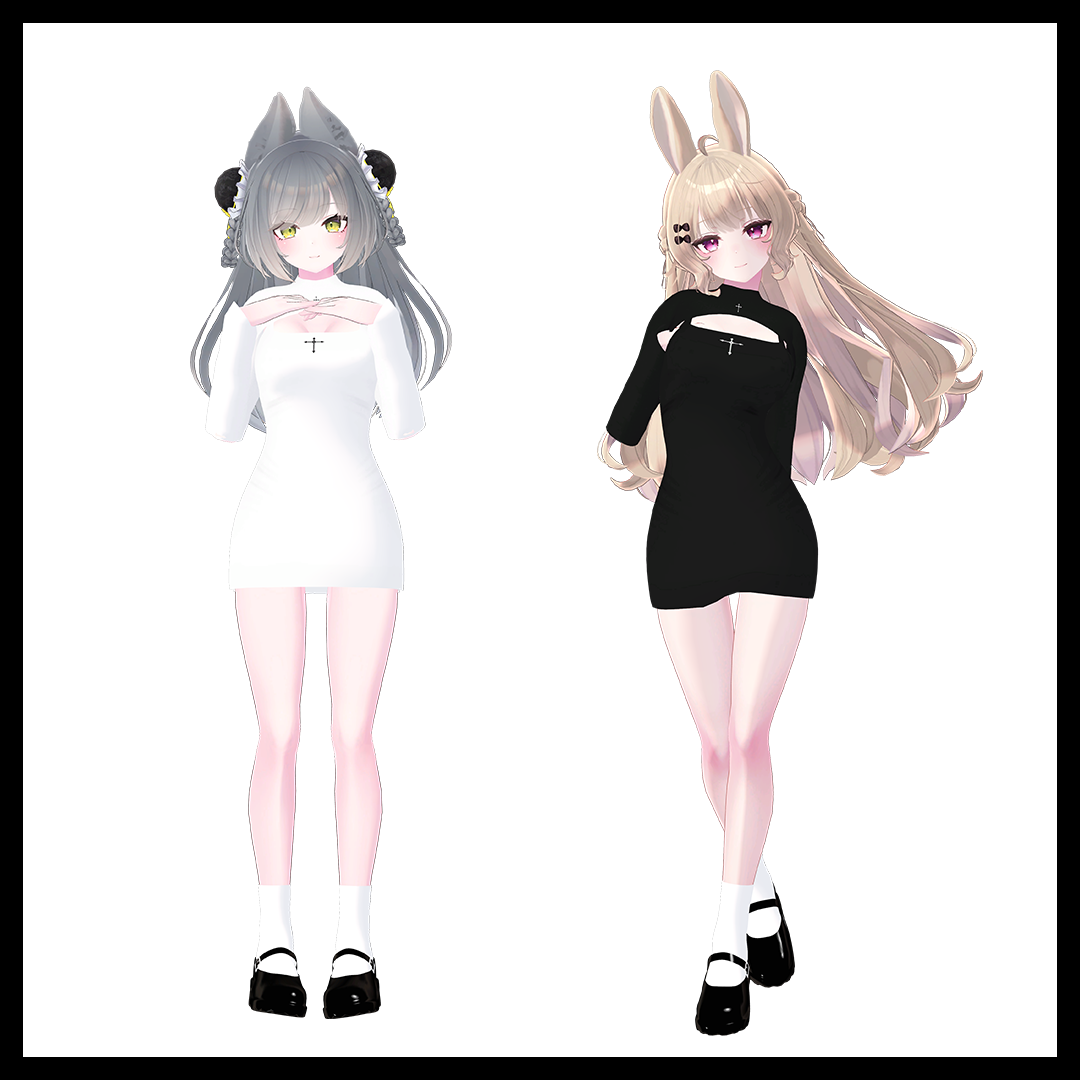 【VRC】 Daily Gothic [リーファ,ルーナリット専用/Leefa,Lunalitt] - Ganger - BOOTH