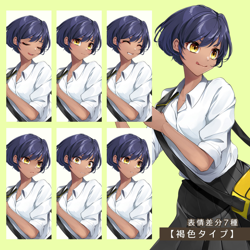 【ゲーム/TRPG/立ち絵】元気な部活少女/女子高生/女子中学生/現代【商用利用可】 - なり屋 - BOOTH