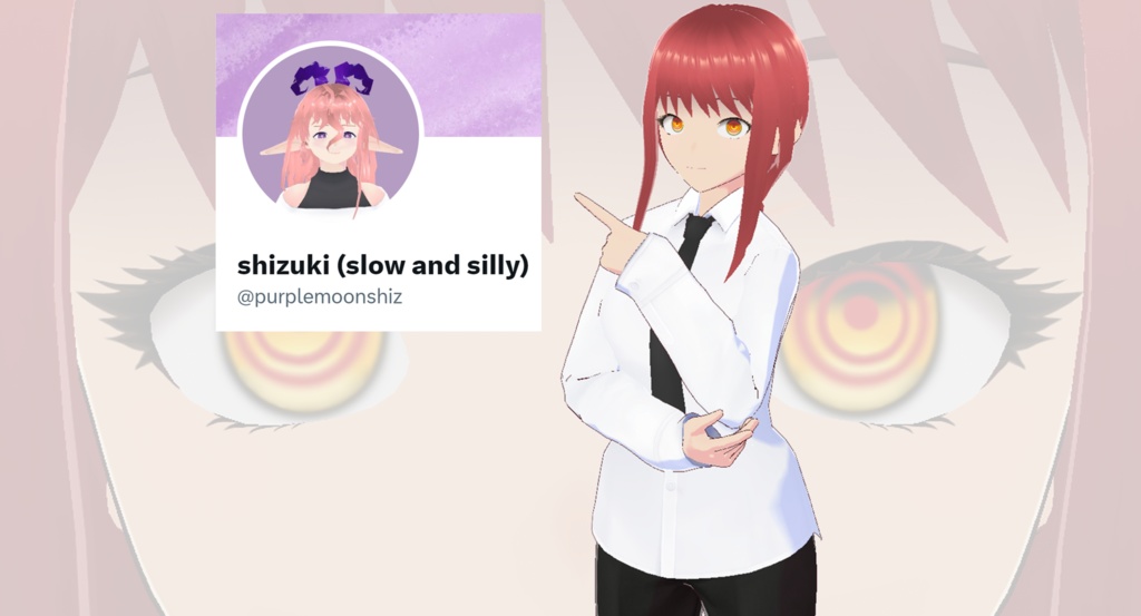 FREE Makima 3D Model Ready To Use (customizable) - purplemoonshiz - BOOTH