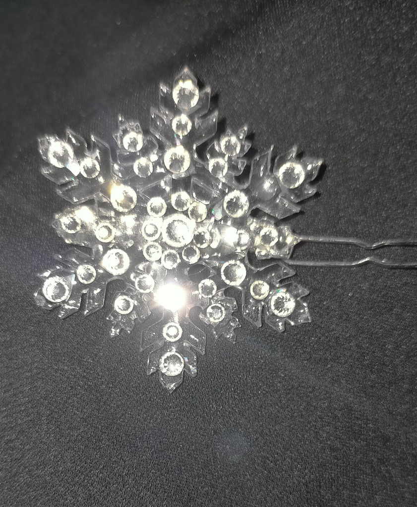 ｡ﾟ･*:.｡. .｡.:*･゜スノークリスタルの髪飾り｡ﾟ･*:.｡. .｡.:*･゜ - dragon's drop - BOOTH