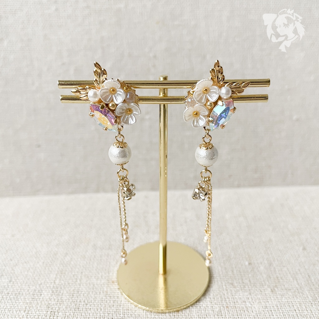 花ビジューピアス - myset - BOOTH