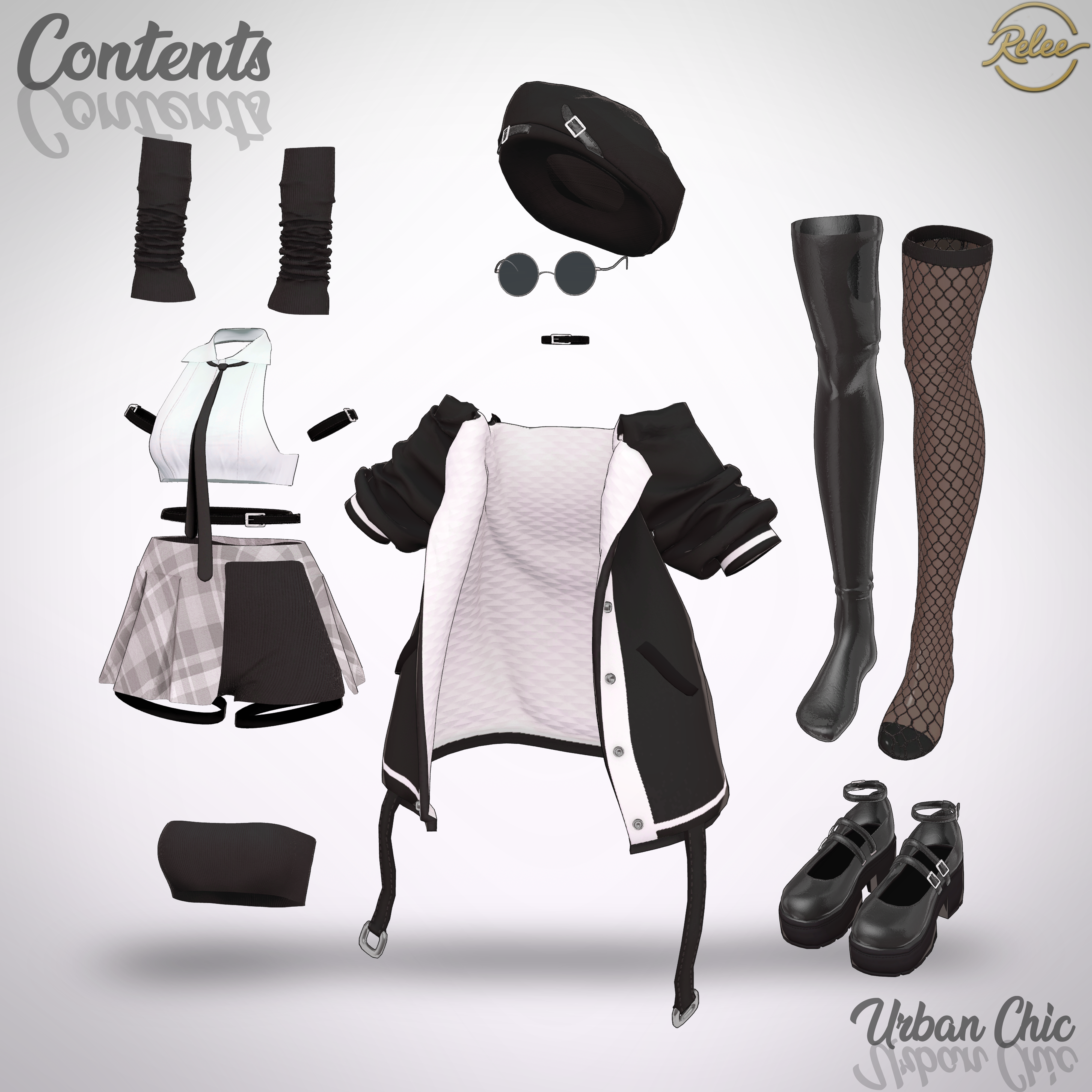 【Chocolat update】【PB】『Urban Chic』【9 Avatars】 - #Relee - BOOTH