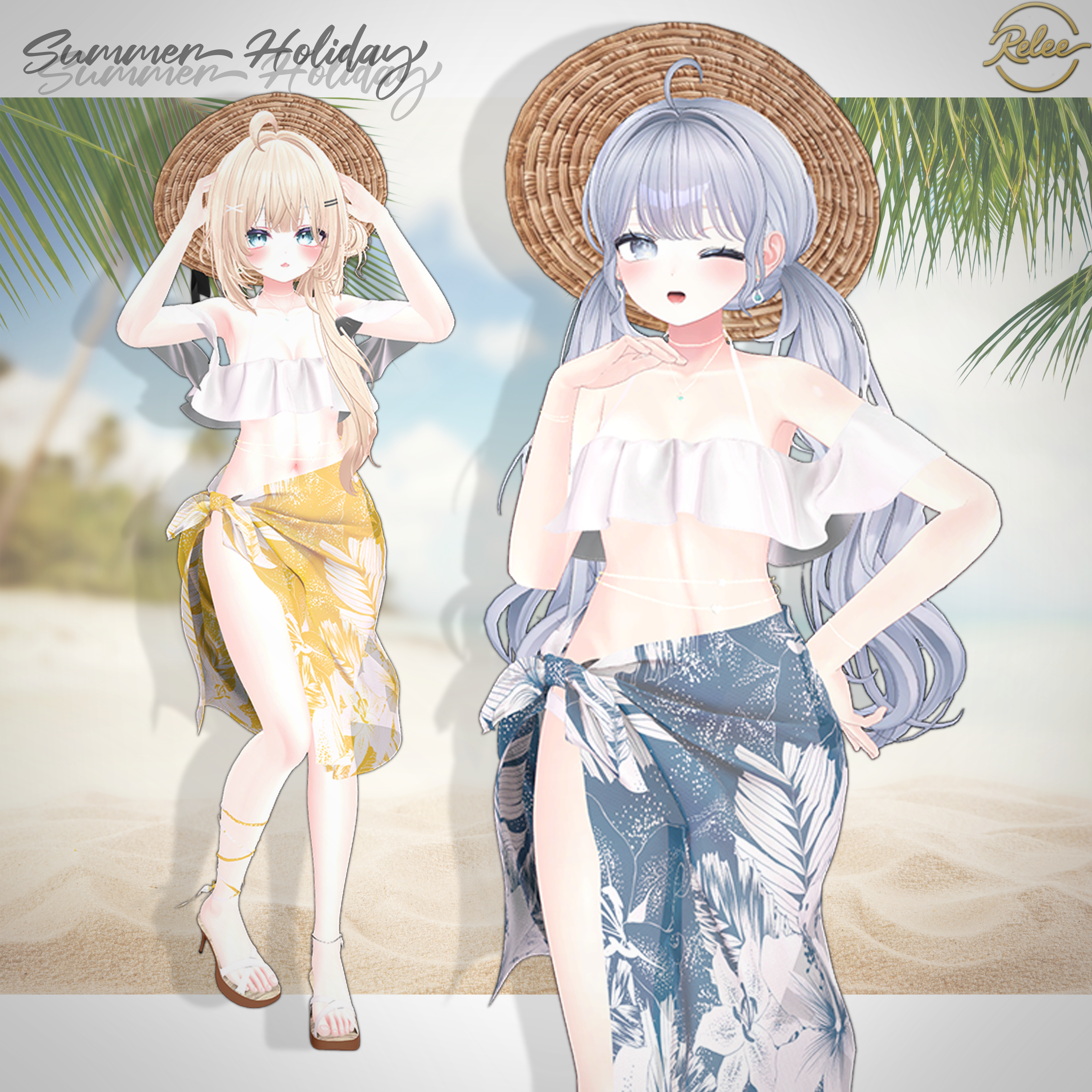 【Ramune update】 【PB】『Summer Holiday』【20 Avatars】 - #Relee - BOOTH